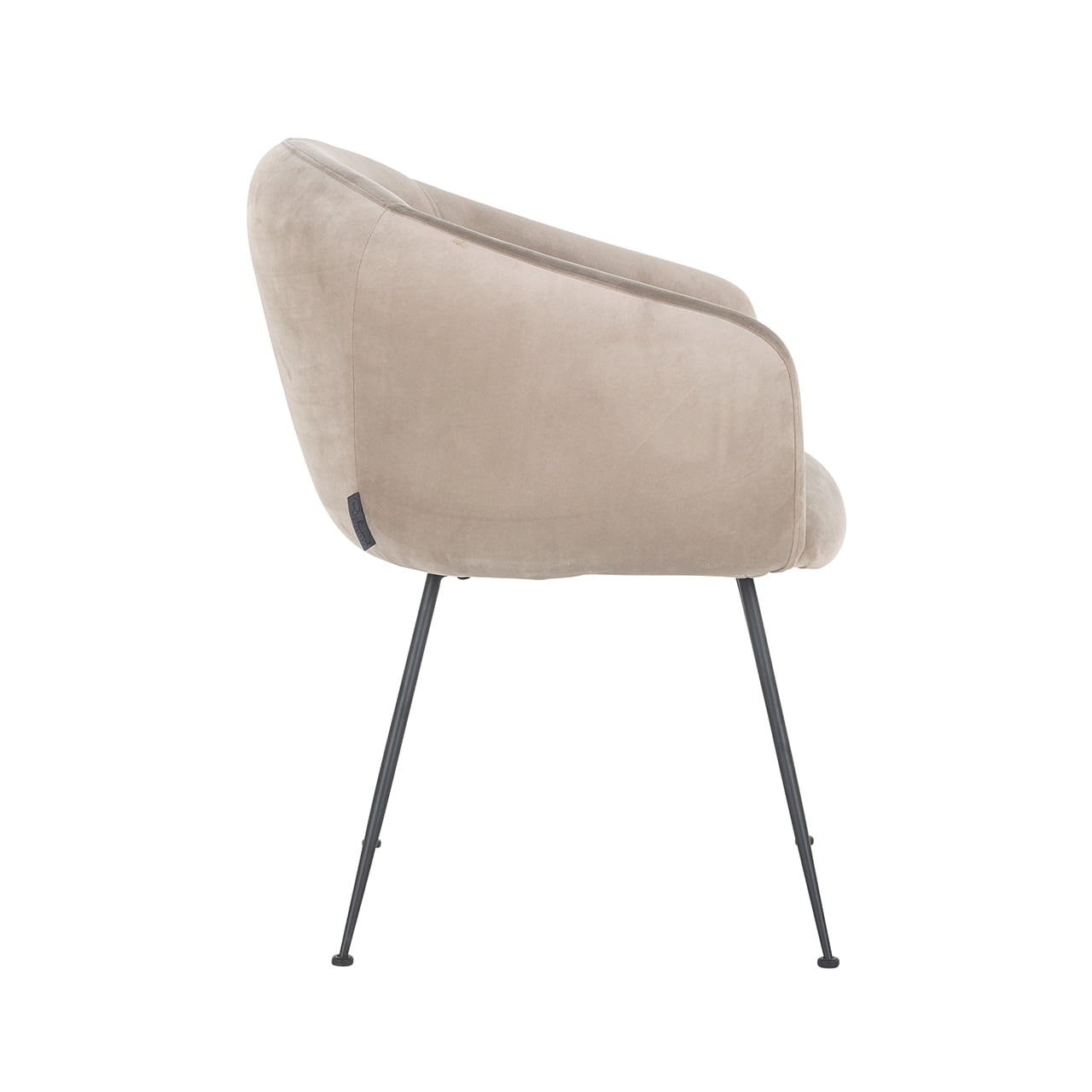 Stuhl Avanti Khaki Velvet (Quartz Khaki 903) - Maison Ruidini